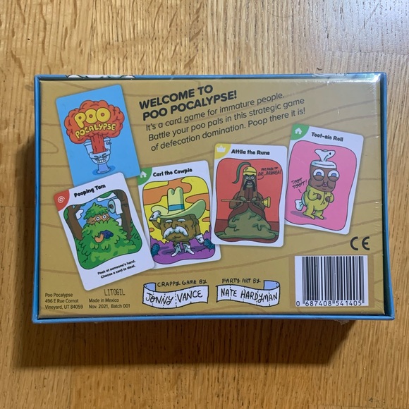 Toys | Poo Pocalypse Card Game The Hilarious Family Party Game Pass The ...